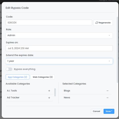 Bypass Code Management On Opnsense
