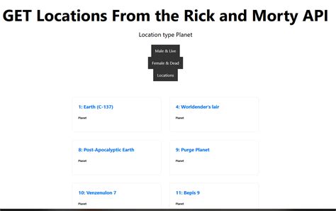 GitHub TravelXML RICK AND MORTY API NEXT Create Next APP Using RICK