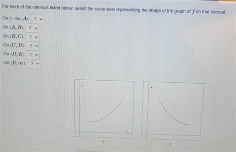 Solved For Each Of The Intervals Listed Below Select The Chegg Com