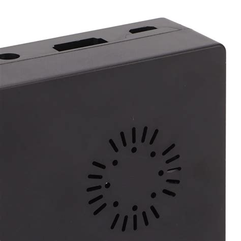 Raspberry Pi Abs Case Support Builtin Cooling Fan Black Case