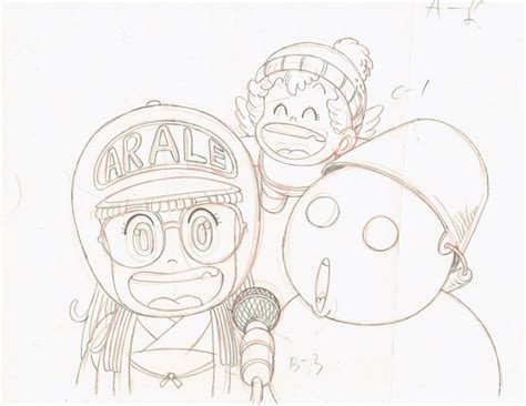 Yahooオークション ドクタースランプアラレちゃん 原画と修正原画の