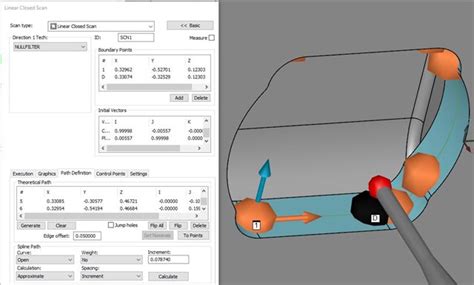 PROFILE ON SELECTED CAD SURFACES NOT GENERATING PATH PC DMIS For CMMs
