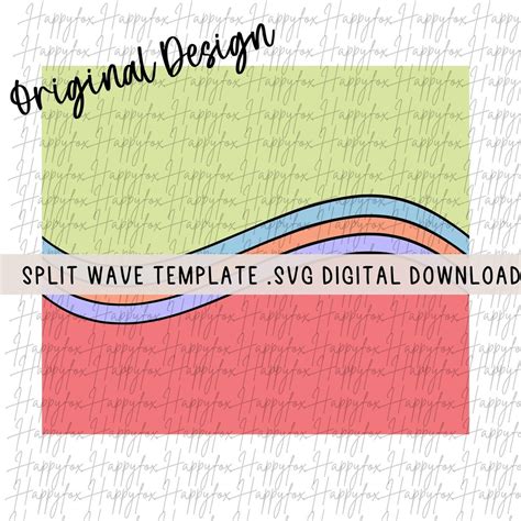 Original Design Split Wave Bottom Wave Infinity Wave Svg Cut Files