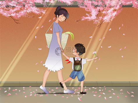 母子快乐时光动图图片 正版素材401115634 摄图网