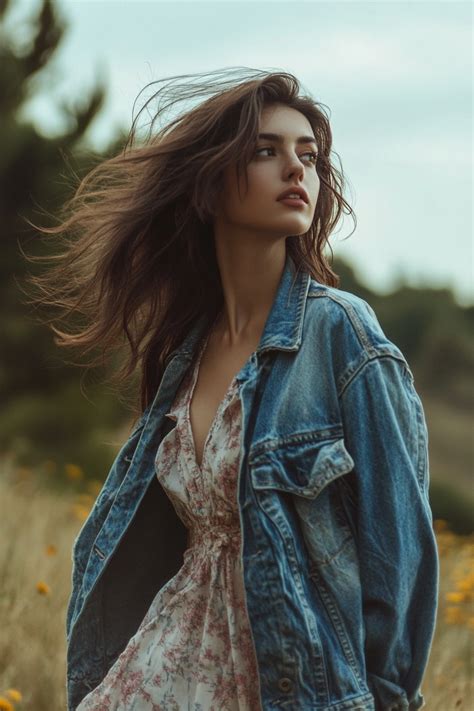 13 Oversized Jean Jacket Outfits To Rock