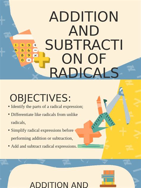 Addition And Subtraction Of Radicals 1 Pdf