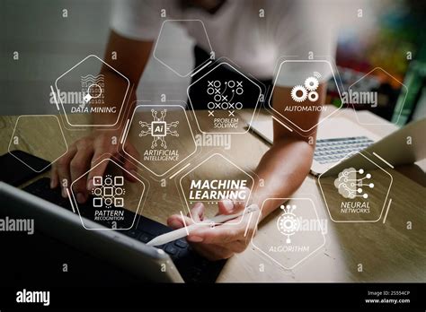Machine Learning Technology Diagram With Artificial Intelligence Ai