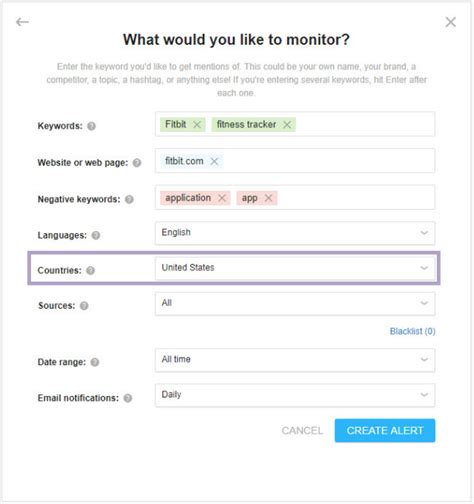 Alert Settings Overview