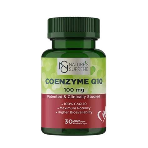 Natures Supreme Coenzyme Q10 100 Mg 30 Capsules Turkorganics