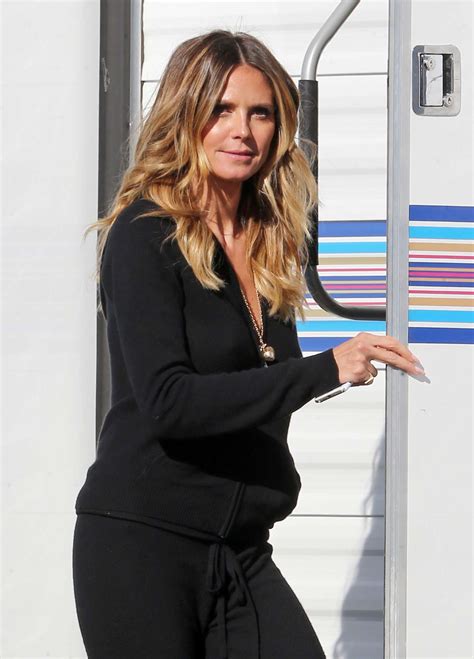 Heidi Klum Films Germanys Next Top Model In Los Angeles GotCeleb