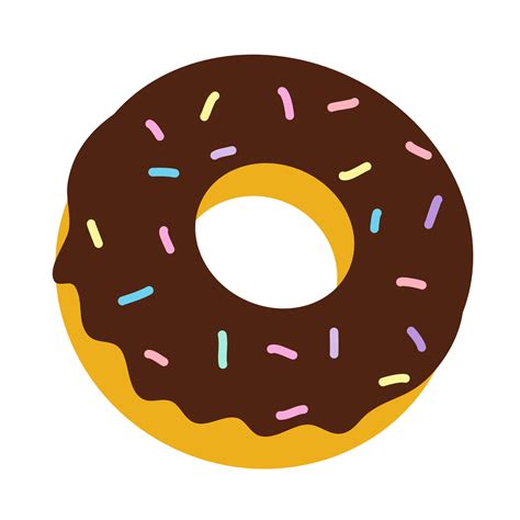 Chocolate Donut Sprinkles Sugar Flakes Png File 10171325 Png