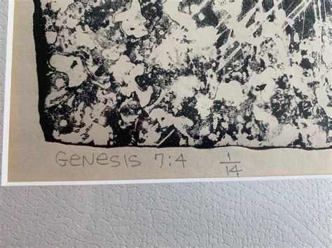 J Neil Bittner Original Limited Lithograph From The Genesis