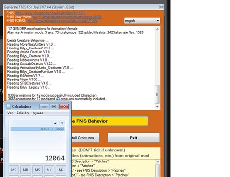 FNIS Generated Patch Causing CTD Skyrim Technical Support LoversLab