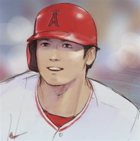 Shohei Ohtani Fan Art 大谷翔平 ファンアート 大谷翔平 素振り