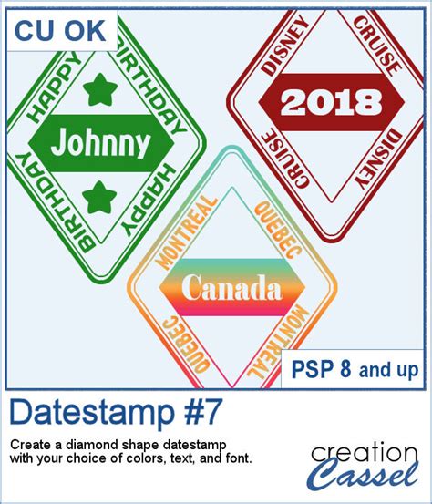 New Script Datestamp 7 Creation Cassel