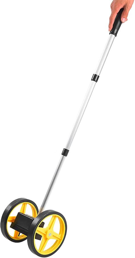 Double Wheel Measuring Wheel High Accuracy Distance Wheel 9999m Two