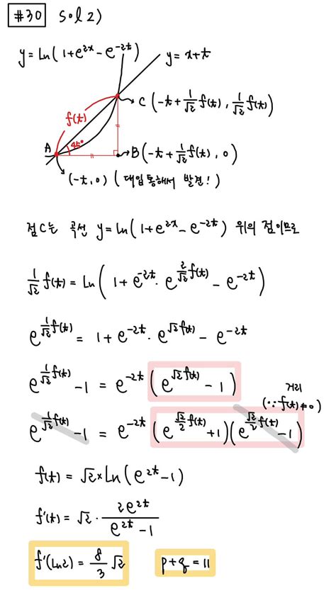 2022 고3 6월 모의고사 수학 미적분 30번 봉봉수학