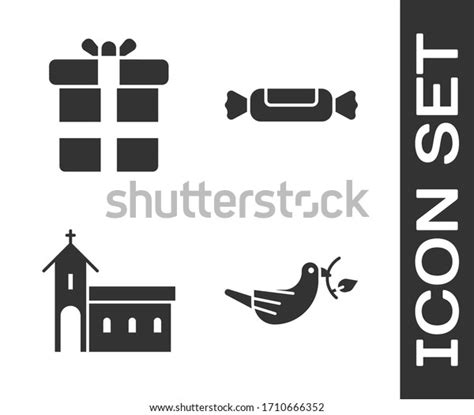 Set Peace Dove Olive Branch T Stock Vector Royalty Free 1710666352