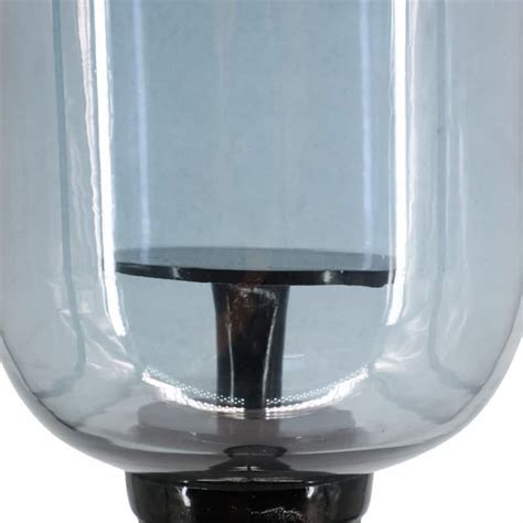 Striking Tall Candle Holder Modern Metal And Glass Floor Candle Stand