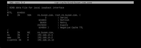 Dns Server Bind9