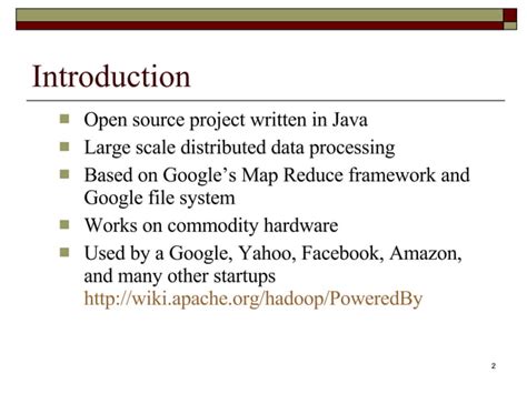 Hadoop Map Reduce Ppt