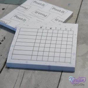 Habit Tracker Post It Notes Weekly Tracker Sticky Notes Tracking