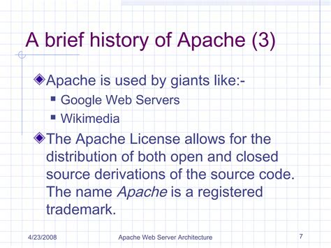 Apache Web Server Architecture Ppt
