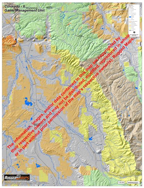 Colorado Game Management Unit Map Northwest Colorado Deer Herd
