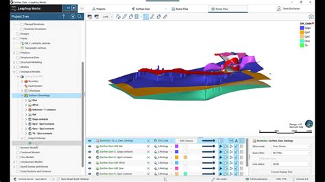 Leapfrog Works Building A 3d Geologic Model Of An Earthen Dam Site Leapfrog Works