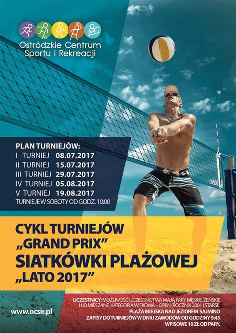Zapraszamy na I Turniej Siatkówki Plażowej OCSiR