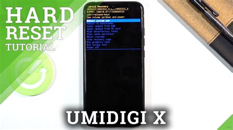 HARD RESET UMIDIGI X Wipe Data Remove Screen Lock YouTube