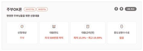 주부대출 인터넷 대출 가능한 곳무서류 모바일대출