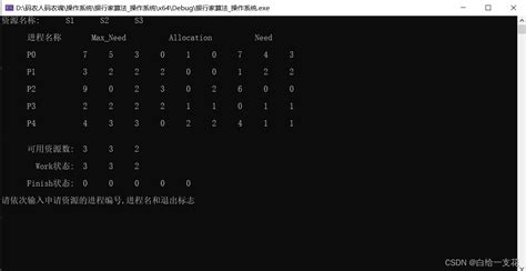 操作系统课程设计 银行家算法 c 实现 操作系统银行家算法c语言代码csdn csdn博客