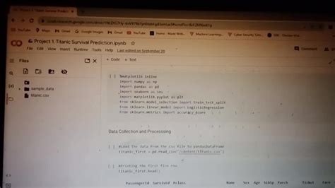 Video My Project On Titanic Survival Prediction Ikhtisham Anwar