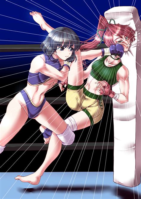 Santos Kondo Makoto Minami Toshimi Wrestle Angels Commission Pixiv