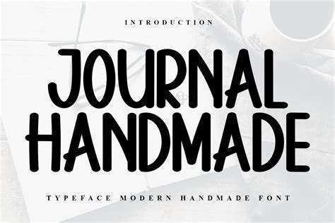 Journal Handmade Font By Inermedia Studio · Creative Fabrica