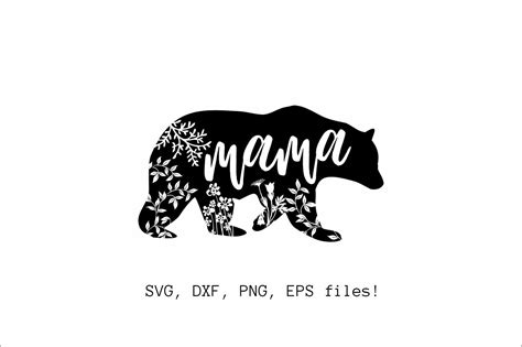 Mama Bear Svg Mommy Svg Mom To Be Svg Mom Shirt Design Bear Mama