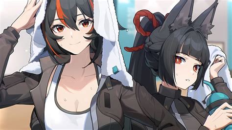 Wallpaper Zhu Yuan Hoshimi Miyabi Zenless Zone Zero Hoyolab