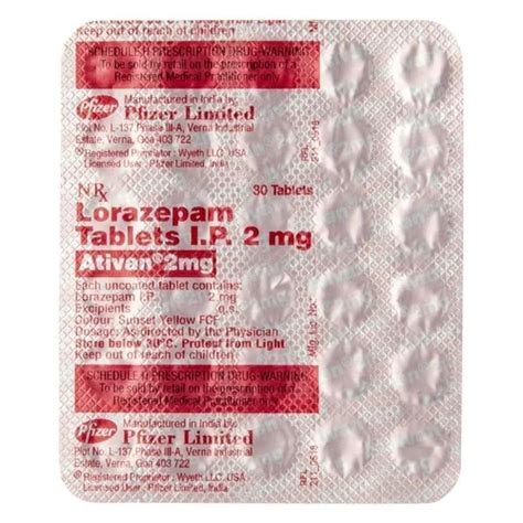 2mg Lorazepam Tablets At ₹ 100 Stripe Lorazepam In Chennai Id