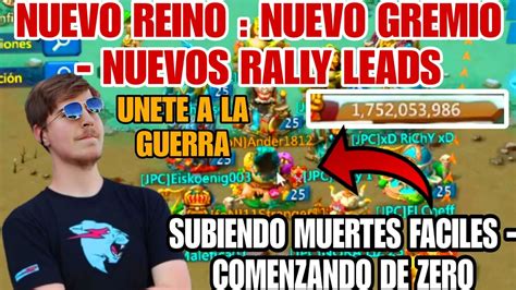 NUEVO REINO NUEVO GREMIO NUEVOS RALLY LEADS SUBIENDO MUERTES