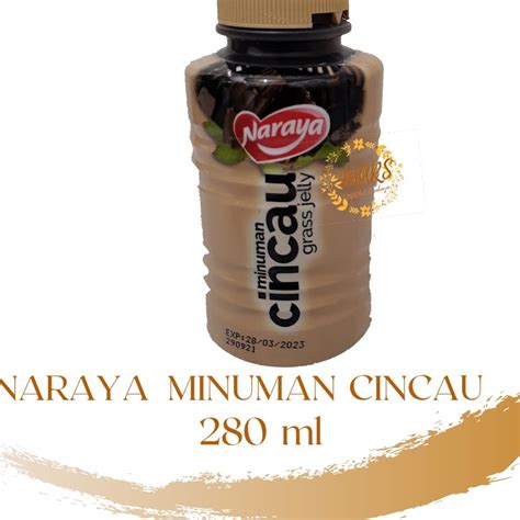 Jual Naraya Minuman Cincau Grass Jelly Botol 280 Ml Shopee Indonesia