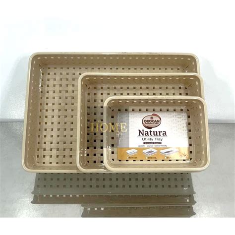 Orocan Natura Utility Tray 5 Size Shopee Philippines