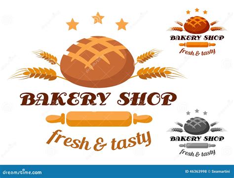 Etiqueta O Insignia De La Tienda De La Panadería Ilustración Del Vector