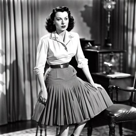 Hedy Lamarr Ample Round Butt In A Skirt In 1951 By Federal1238 On