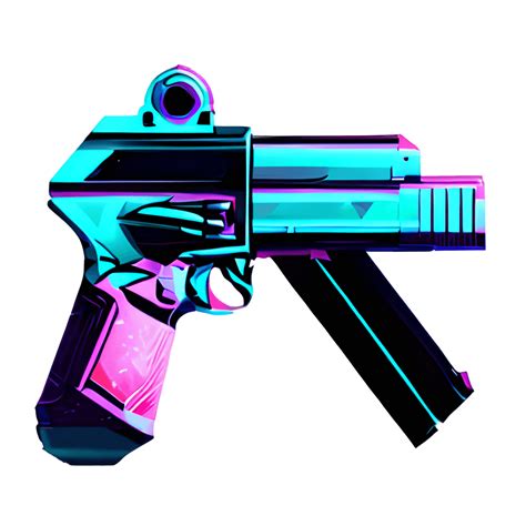 Cyberpunk Gun Graphic · Creative Fabrica