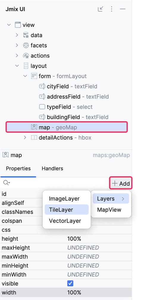 Map Component Jmix Documentation
