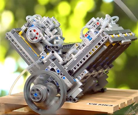 This Lego Technic V8 Sounds Like A Real Engine