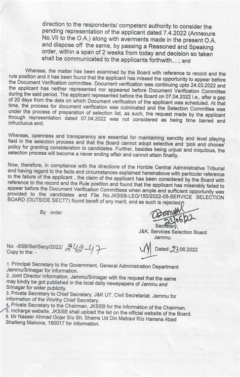 Jkssb Class Iv 8575 Posts Court Case Update Jk Notifier