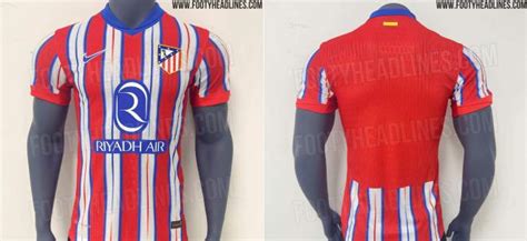 Primeras imágenes de la nueva camiseta del Atlético de Madrid con nuevo