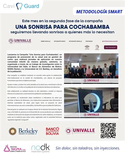 Segunda Fase De La Campaña Una Sonrisa Por Cochabamba Caviguard Bolivia